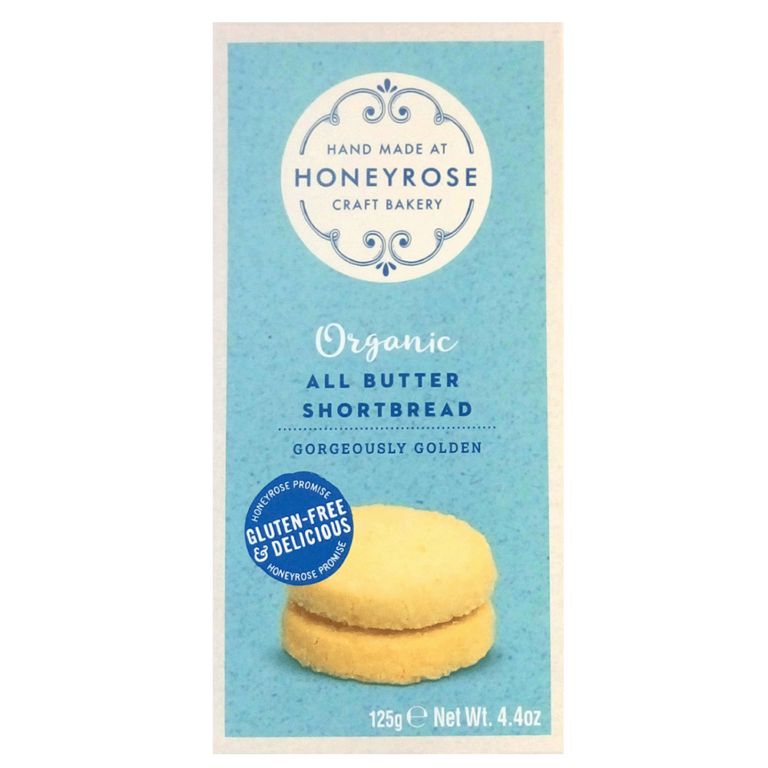 HoneyRose Organic Gluten Free Shortbread 125g MP6 – Chelsea Imports